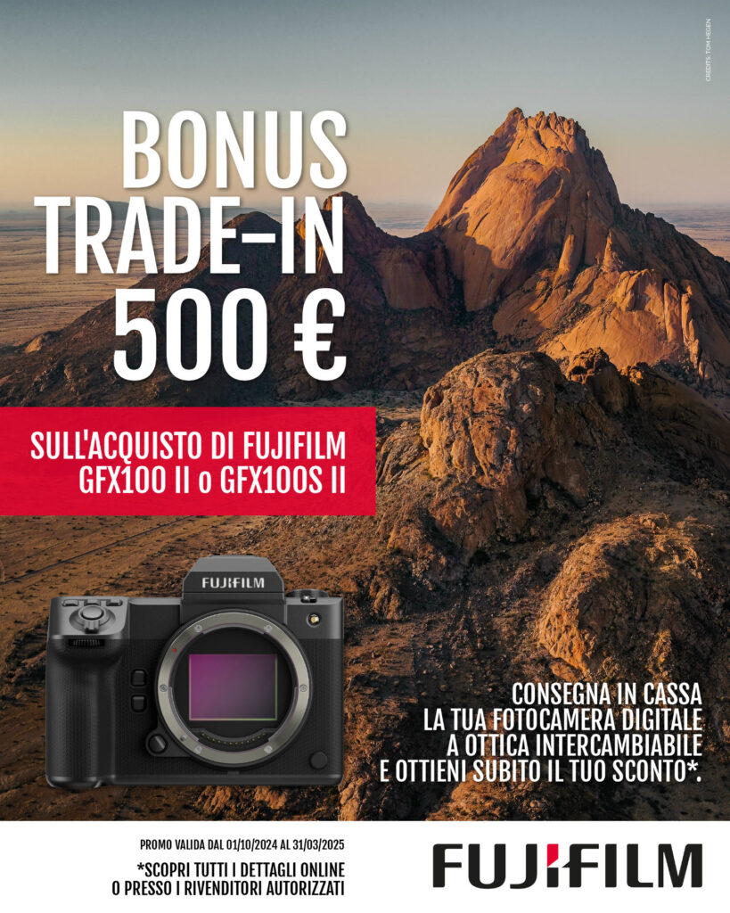 FUJIFILM sconto Trade-In GFX100 II e GFX100S - Fotospina